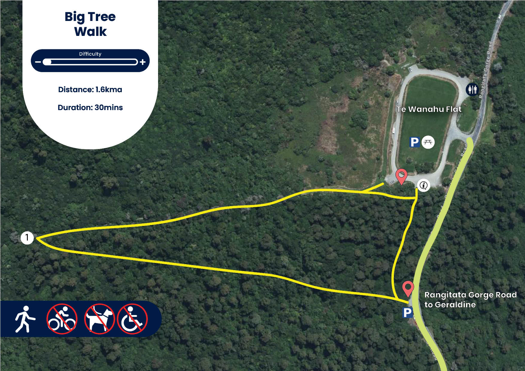 Venture Timaru Tourism - Big Tree Walk